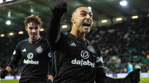 Idah fires brace on full debut as Celtic beat Hibs