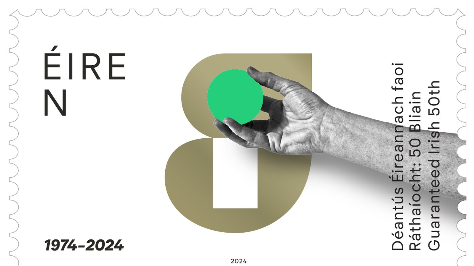 New stamp marking 50 years of Guaranteed Irish