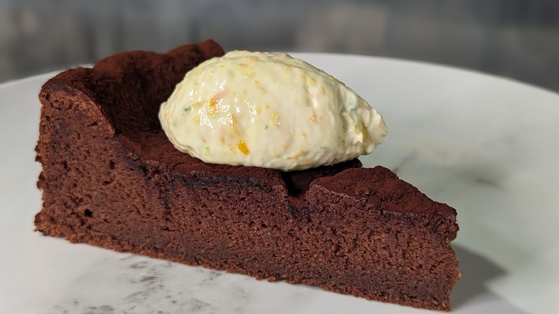 Mark Moriarty's flourless chocolate cake: Today