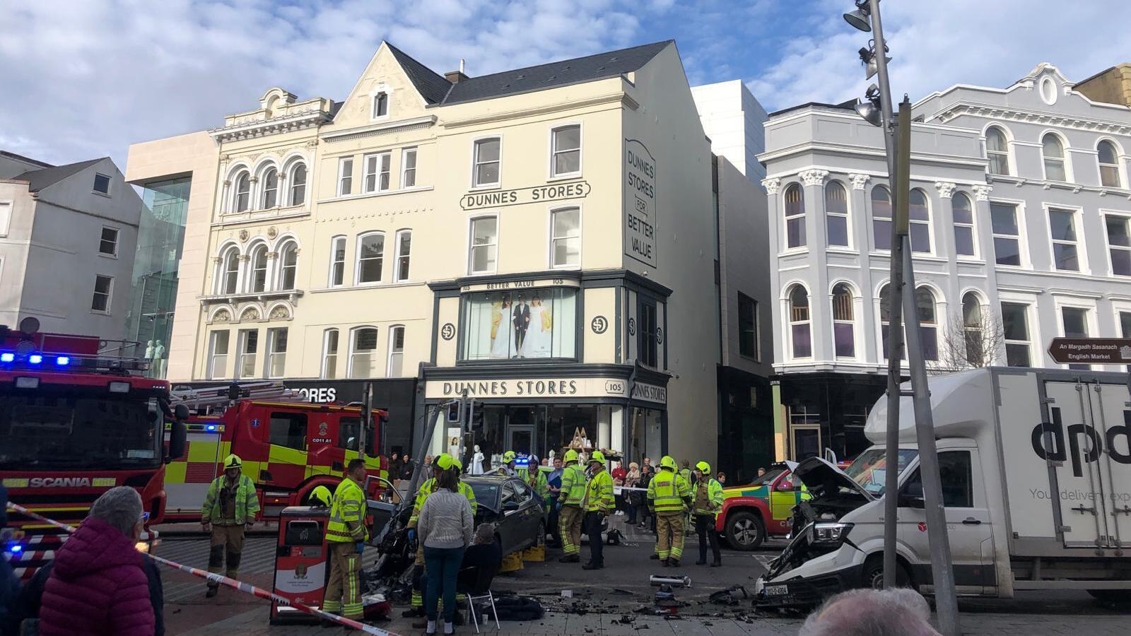 Street in Cork city centre reopens following crash