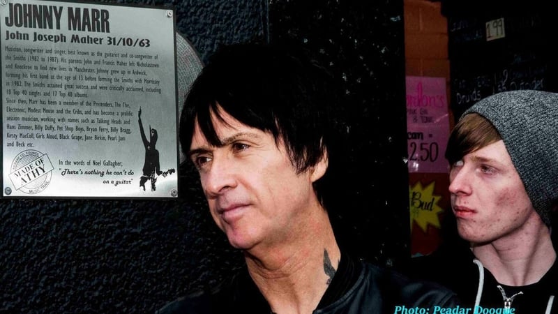 Johnny Marr to play Athy ballroom where his parents met