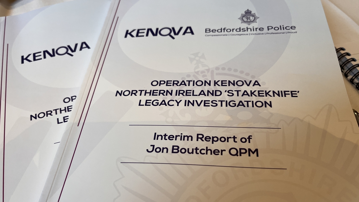 PSNI publish long-awaited Operation Kenova report | Today with Claire ...