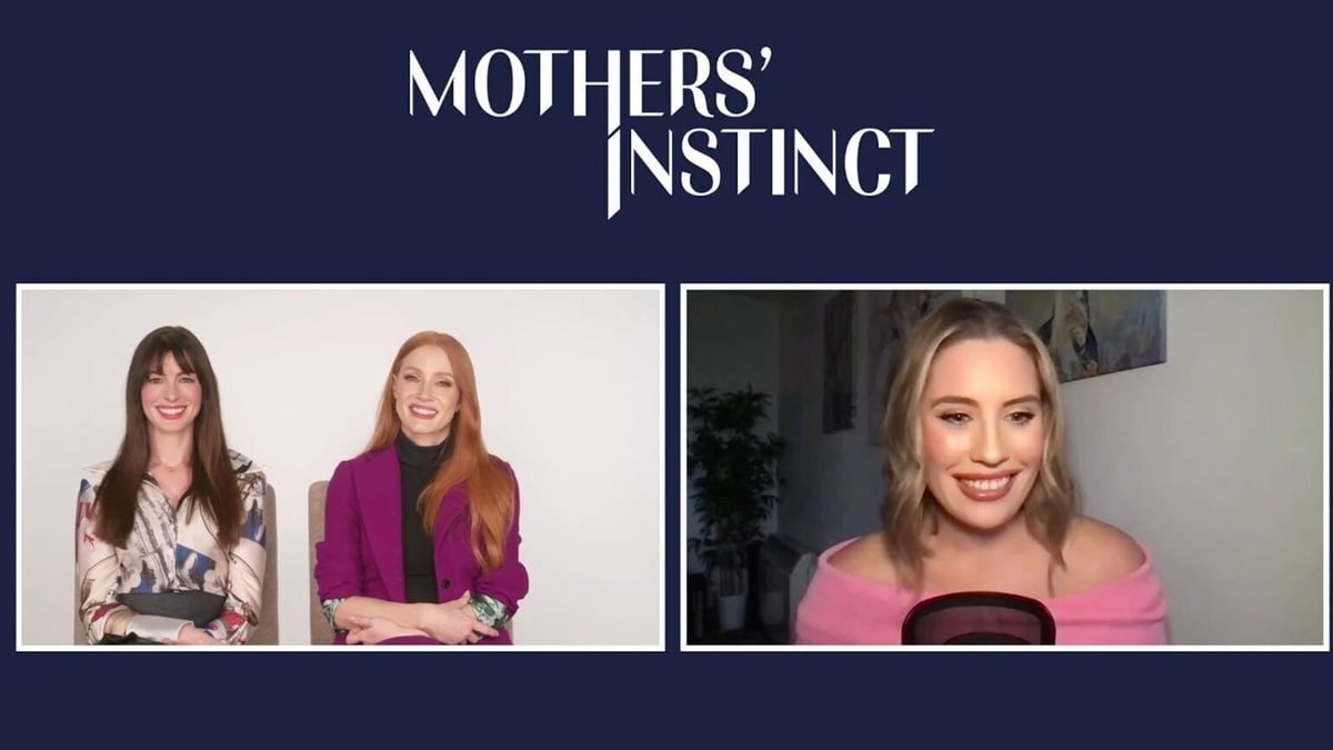 Emma Power interviews Anne Hathaway and Jessica Chastain | Roz and Emma ...