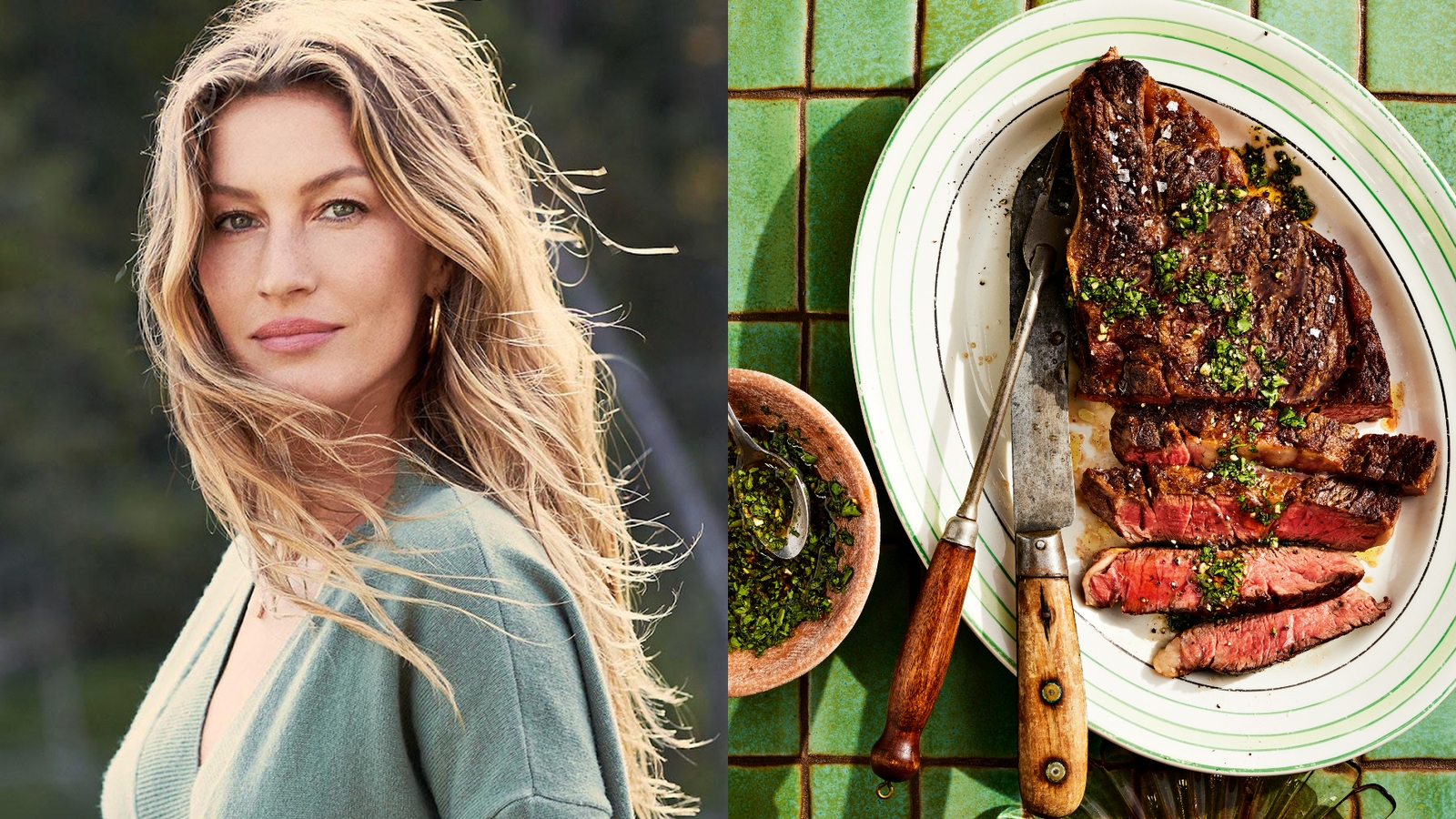 Gisele on Brazilian cooking & how steak is "part of the culture"