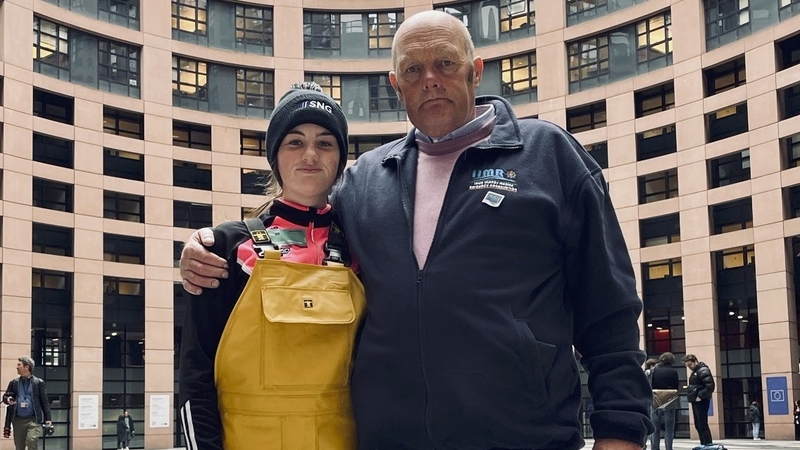 Teen raises fishing concerns with MEPs in Strasbourg