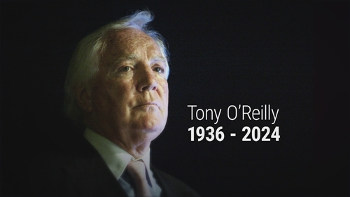 Businessman Tony O'Reilly dies after short illness