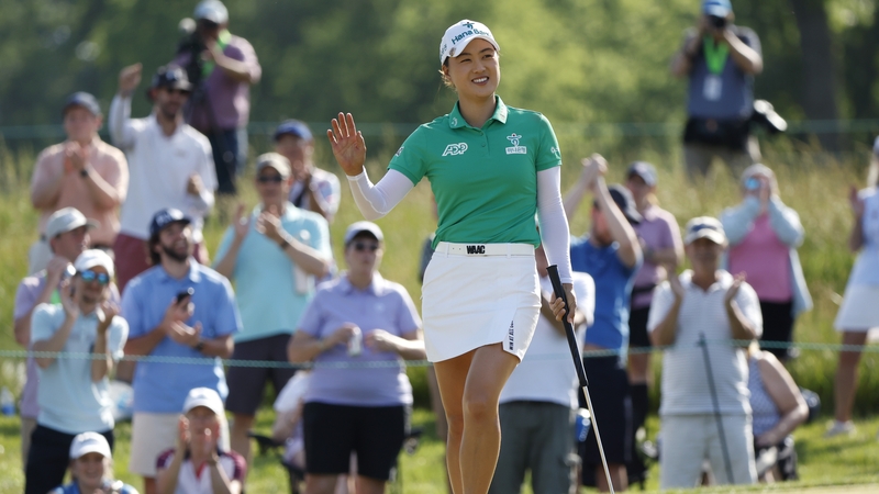 Minjee Lee part of three-way tie for lead at US Open