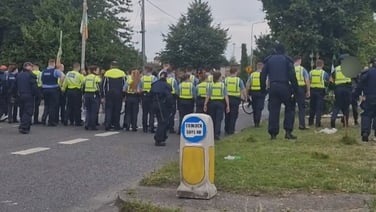 Video | Garda Public Order Unit at Coolock | RTÉ