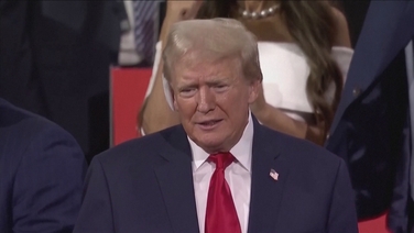 Video | Trump appears at Republican National Convention with bandage on ...