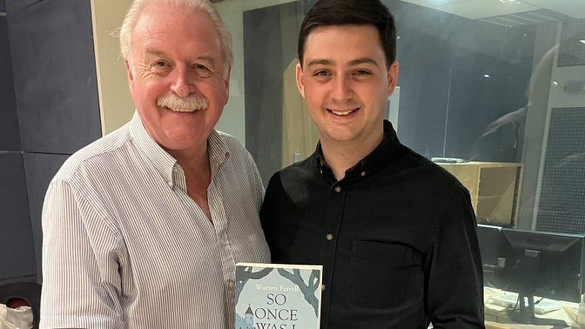 Author Warren Farrell came into studio for a very interesting chat ...