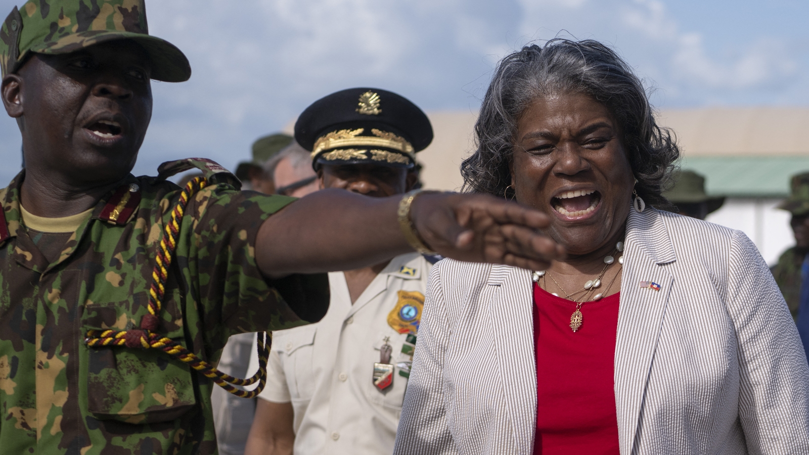 US ambassador to UN visits Haiti, announces new aid