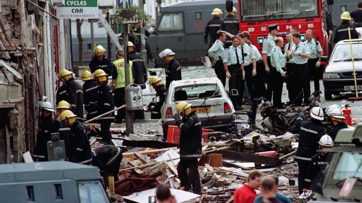 Aftermath of Omagh bomb like 'a war zone' inquiry told | News At One ...