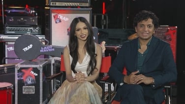 Video | Saleka and M Night Shyamalan discuss Trap | RTÉ