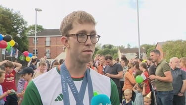 Video | Wiffen returns to Magheralin where his Olympic 'dream began' | RTÉ