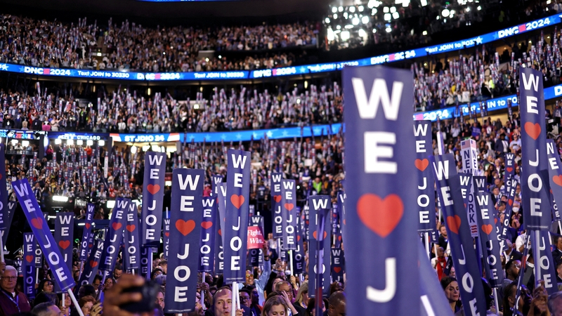 'We heart Joe': tearful Democrats hail Biden