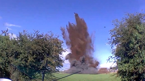 Controlled explosion on WWII bomb in Co Down
