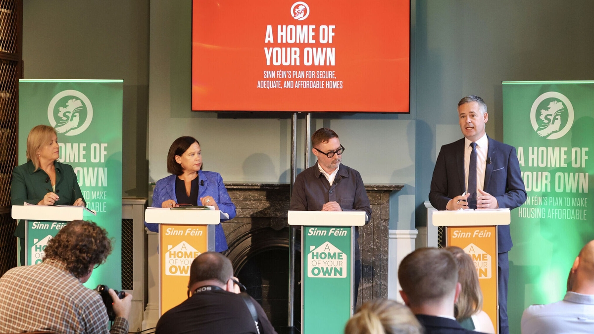 Reaction to Sinn Féin's 39bn five year housing plan | News At One - RTÉ ...