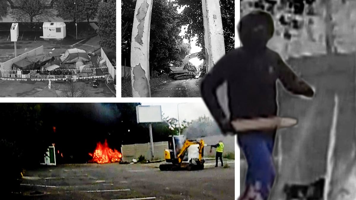 Inside the Protests: Cameras capture moment Coolock site attacked ...