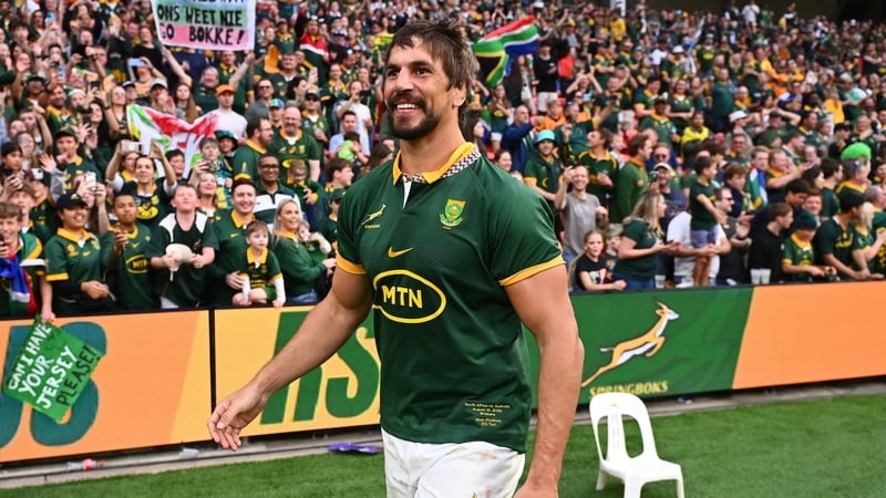 Etzebeth set for Springbok record in reaching 128 caps