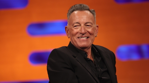 Springsteen says actor playing him 'sings pretty good'