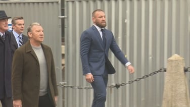 Video | Conor McGregor arrives at the Four Courts | RTÉ