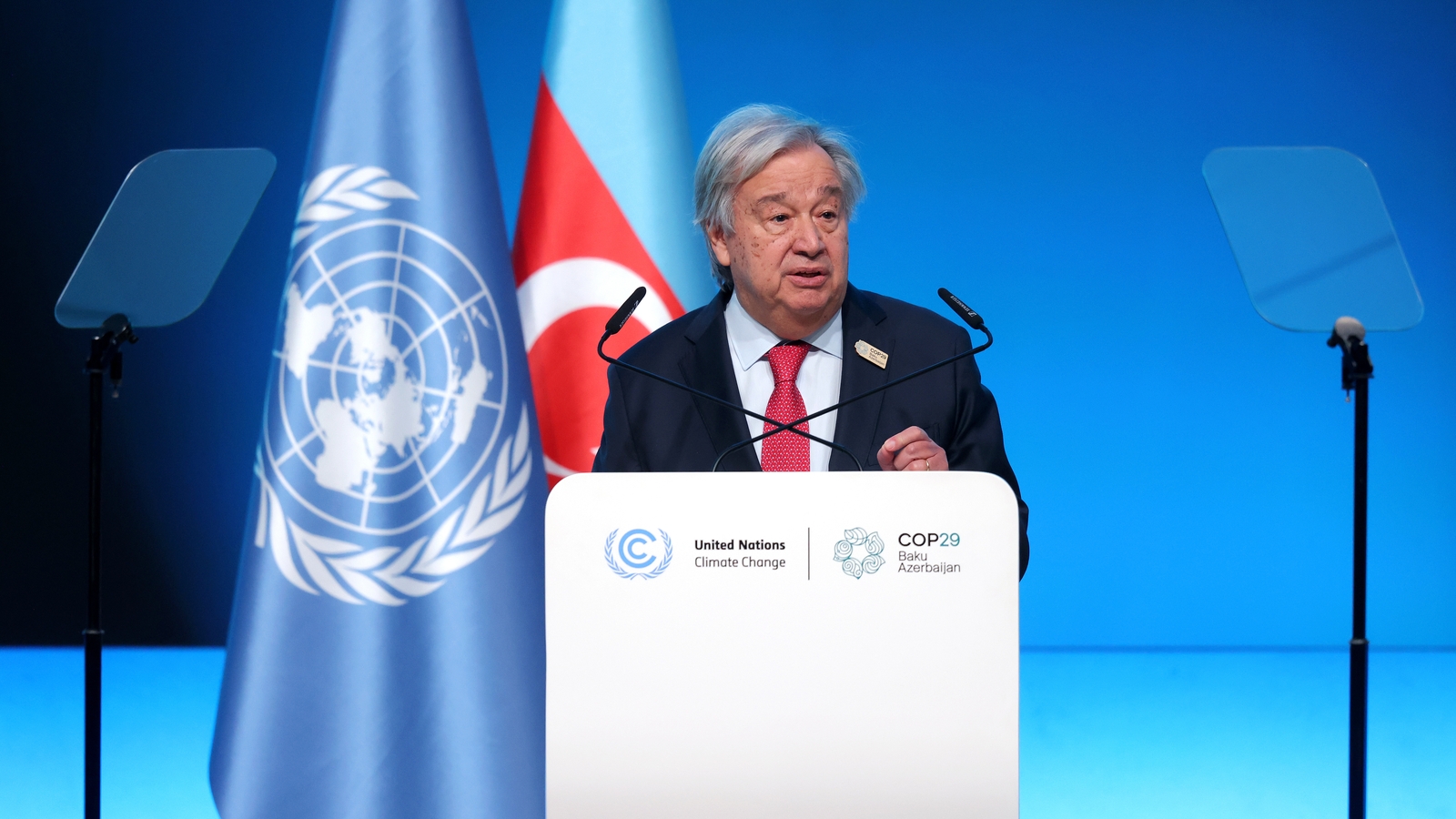 Pay up or face climate-led disaster, UN warns at COP29