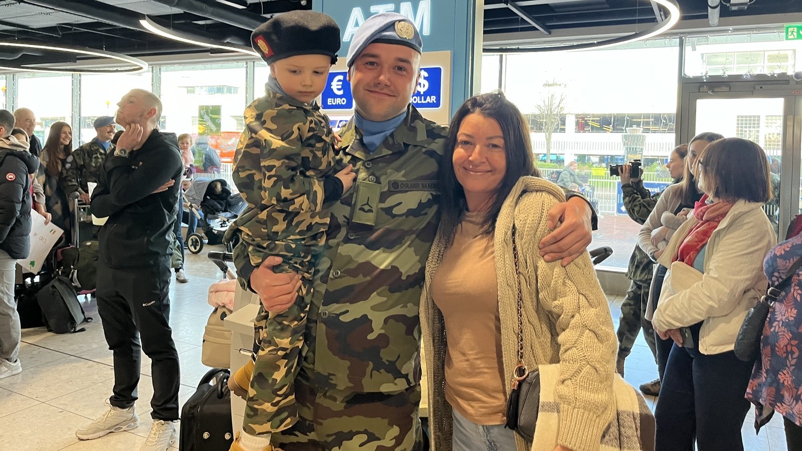 Joy for families as Irish peacekeepers arrive home