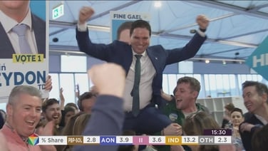 Video | Martin Heydon elected in Kildare South | RTÉ