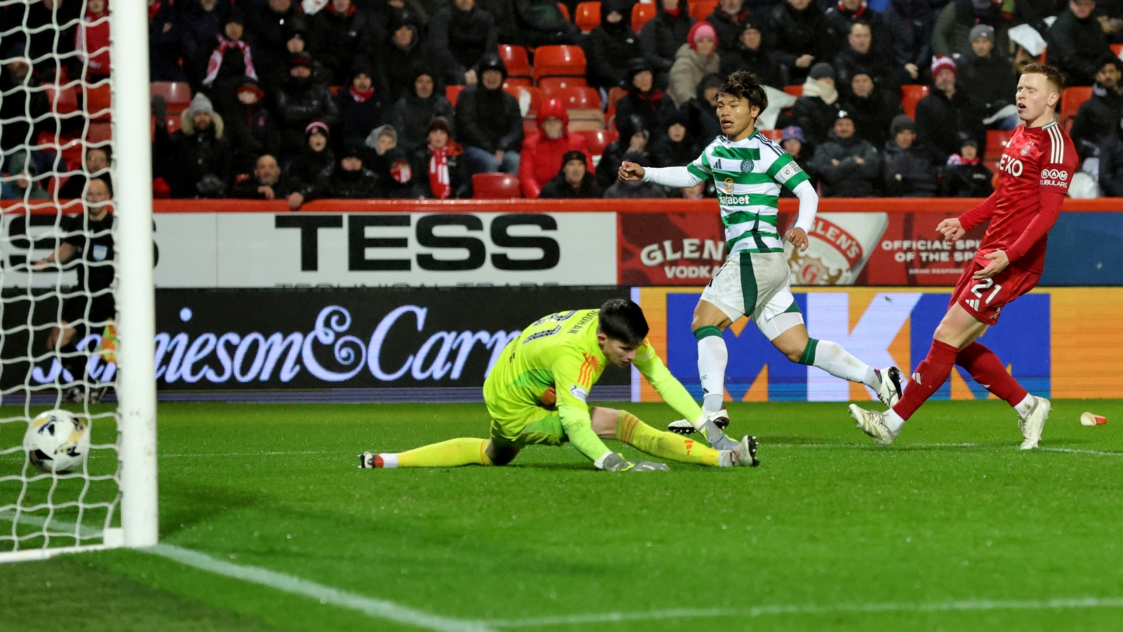 Hatate's finesse proves key as Celtic defeat Aberdeen