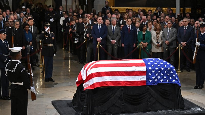 Jimmy Carter lies in state in Washington ahead of funeral
