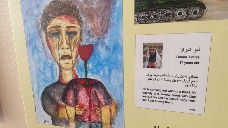 'The world has to see' - Gaza children's art begins tour