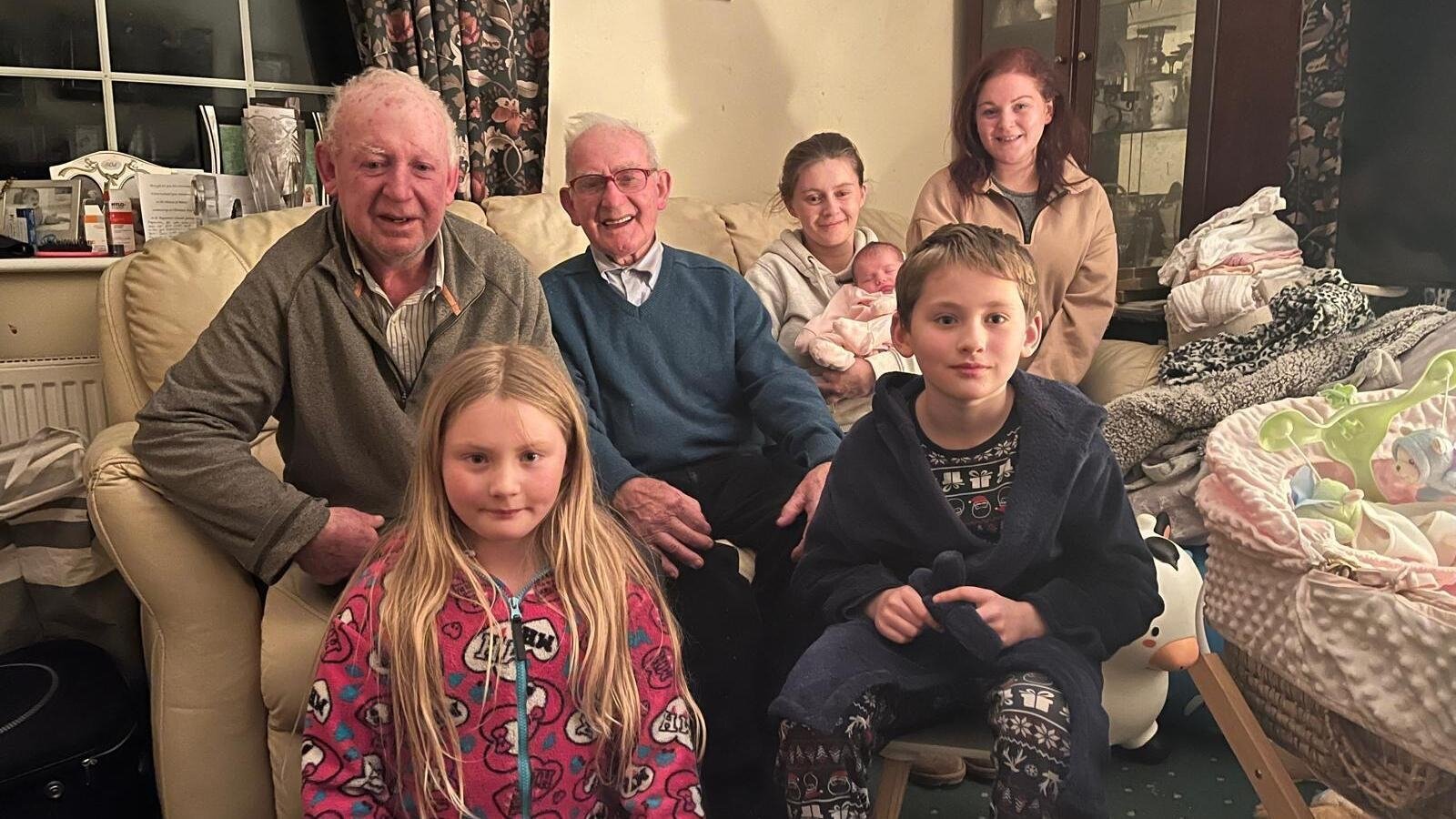 Four generations of family under one roof to share heat