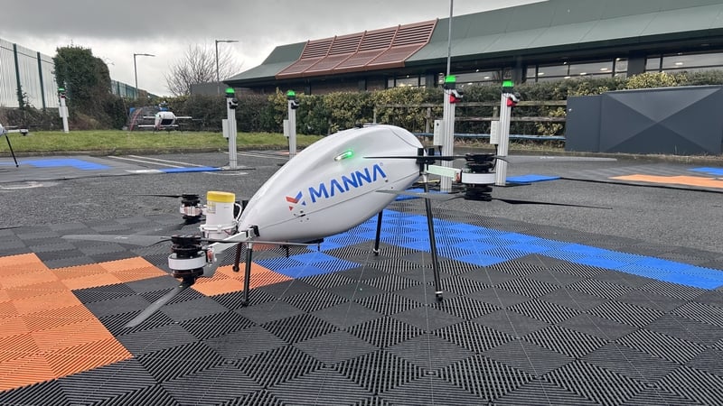 Manna Drone delivery service to expand to Cork