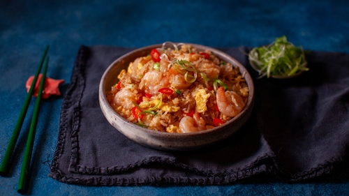 Eva Pau's Chinese prawn and egg fried rice