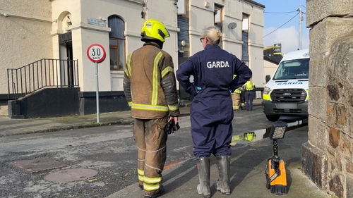 Eight treated in hospital after fire at building in Bray
