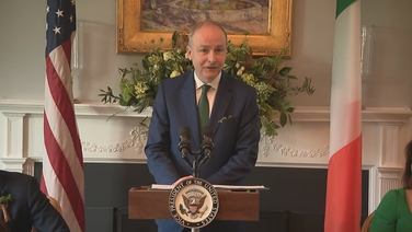 Video | Taoiseach hails Trump's 'progress' on brokering peace | RTÉ