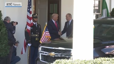 Video | Taoiseach meets Donald Trump at White House for meeting | RTÉ