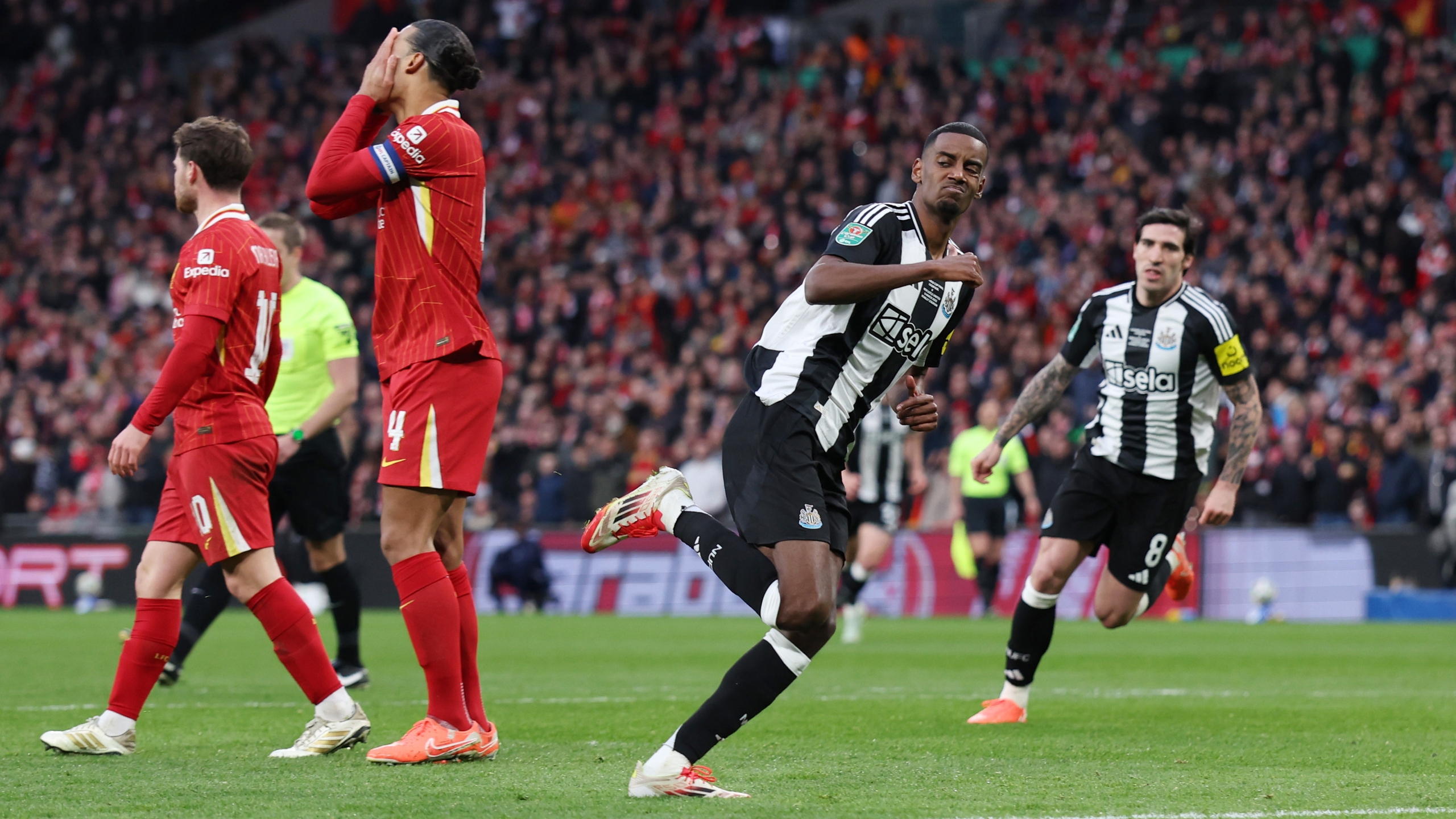 Carabao Cup final: Liverpool 1-2 Newcastle Utd recap