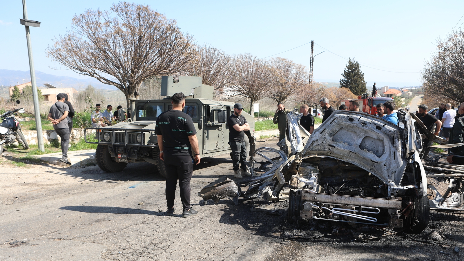 Israel launches strikes after gunfire from Lebanon