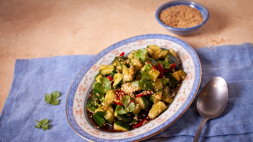 Eva Pau's Asian cucumber salad