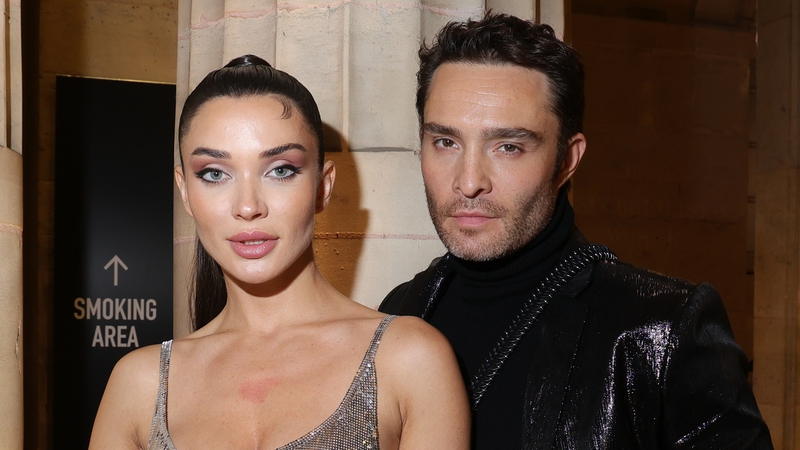 Ed Westwick welcomes first child with wife Amy Jackson
