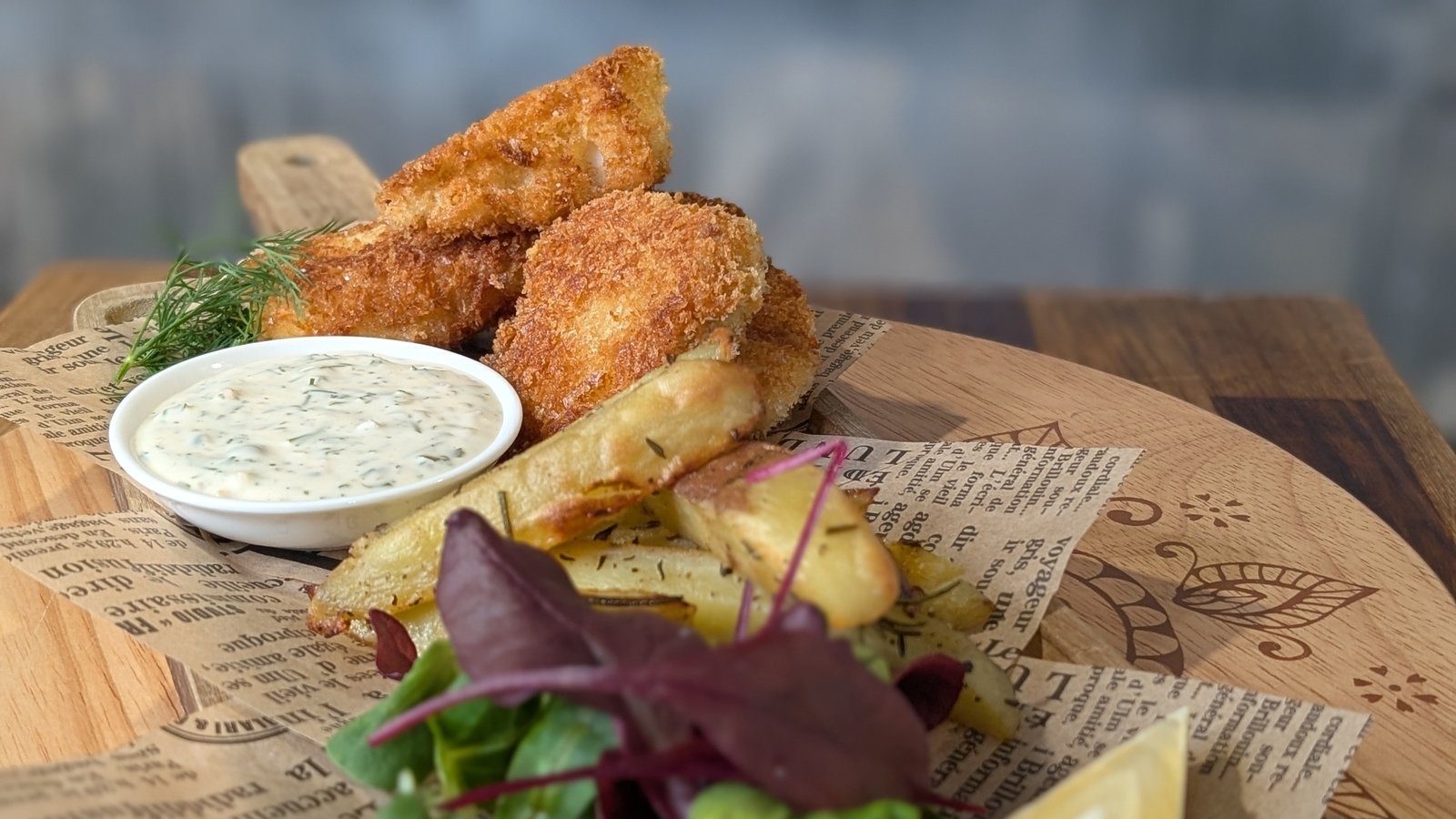 Sarah Butler's fish goujons with chips: Today